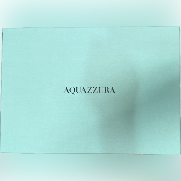 Aquazzura | Other | Authentic Aquazzura Teal Shoe Box | Poshmark